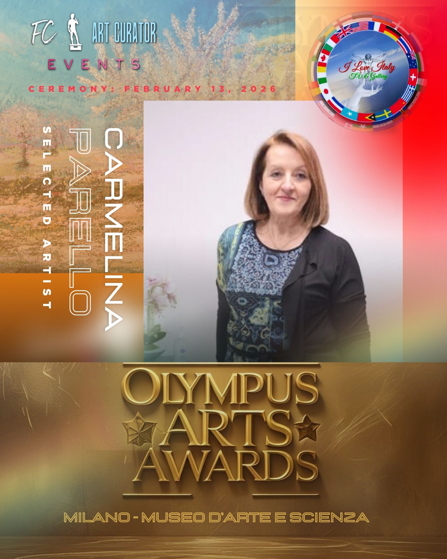 Carmelina Parello Vincitrice Del Secondo Premio Sezione Arti Visive Carmelina Parello Vincitrice Del Secondo Premio Sezione Arti Visive